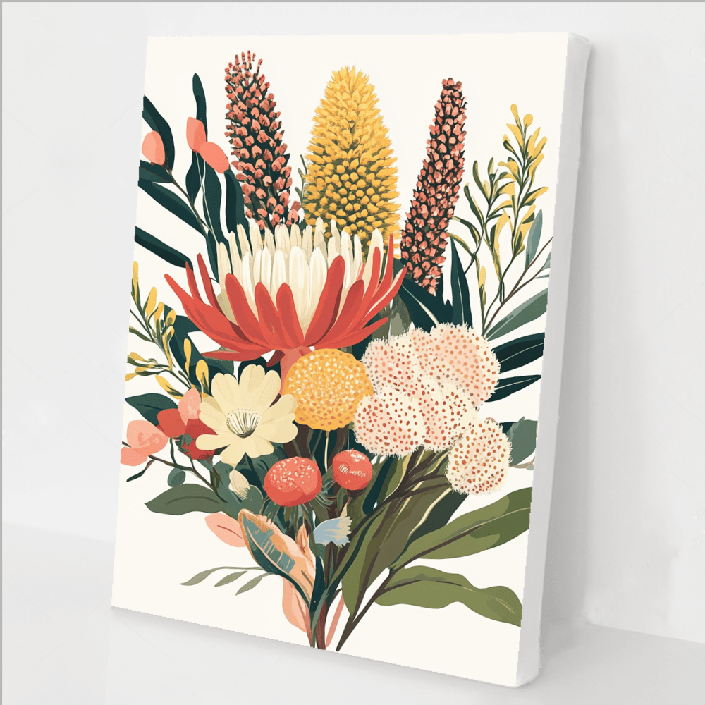 Australian Native Bloom Bouquet kit – Paint Plot
