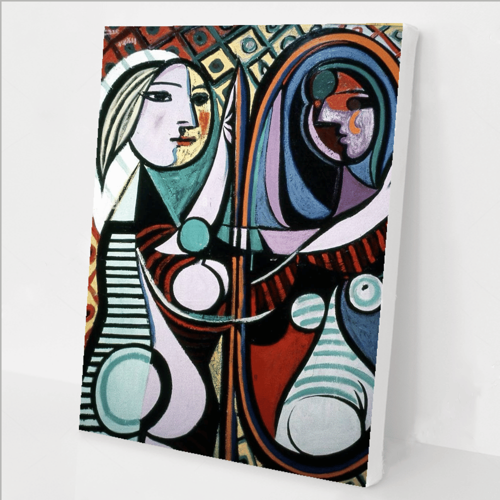 Picasso - Girl Before a Mirror – Paint Plot