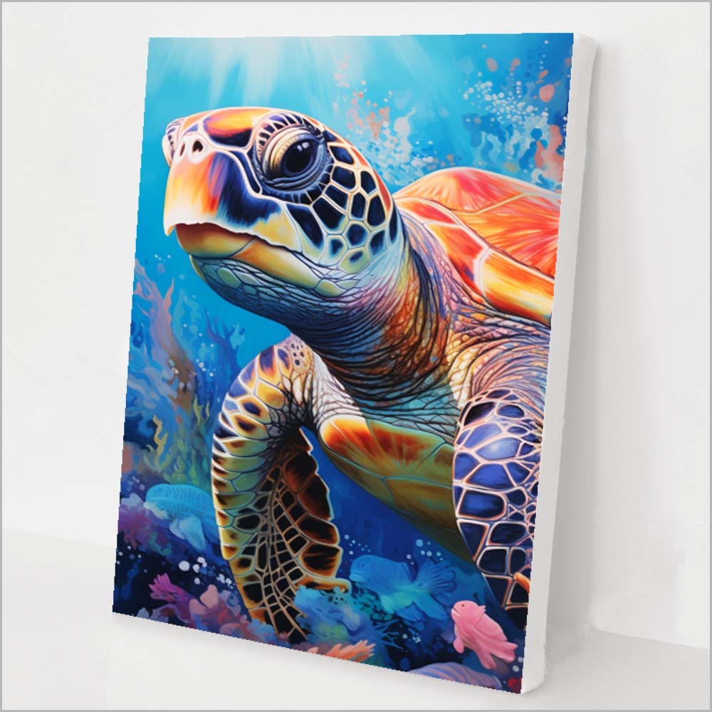 The Turtle's Underwater World kit – Paint Plot