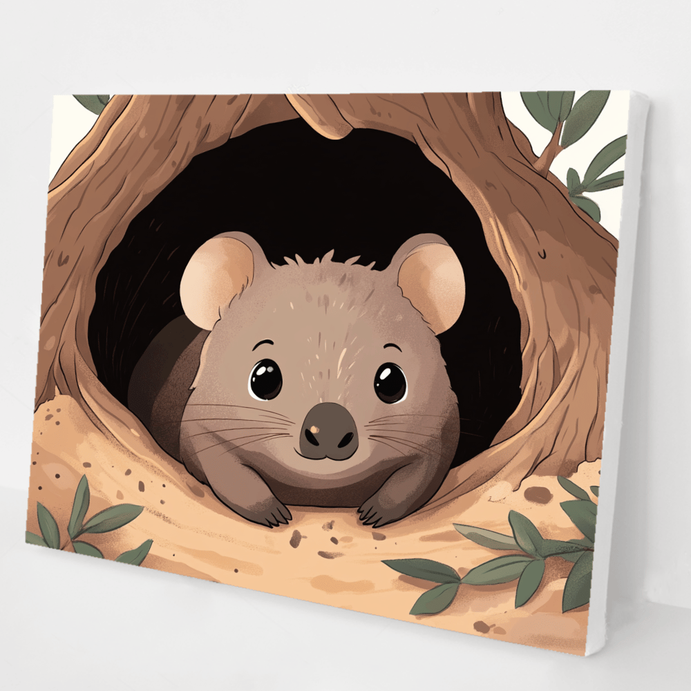 Cute Wombat Joey kit – Paint Plot