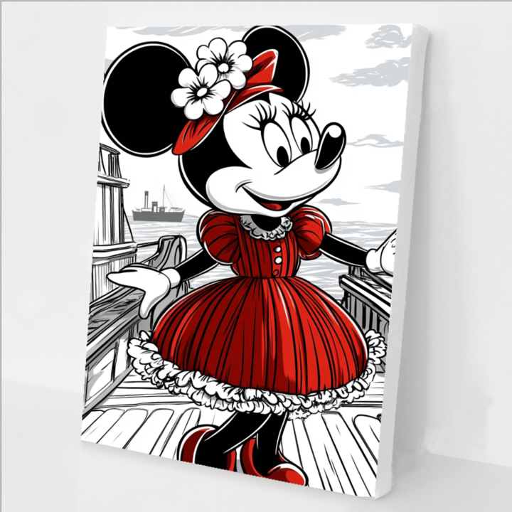 Minnie Mouse - Belle of the Boat kit – Paint Plot