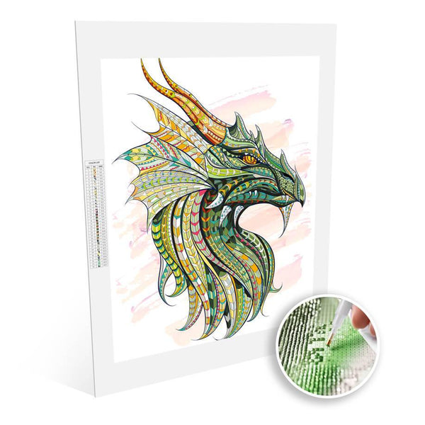 Paint Plot Abstract Dragon Diamond Painting Kit – Paint Plot Australia